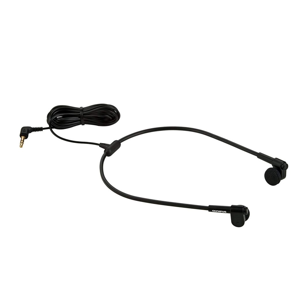 Olympus E62 Stereo Under Chin Transcription Headset | Copia